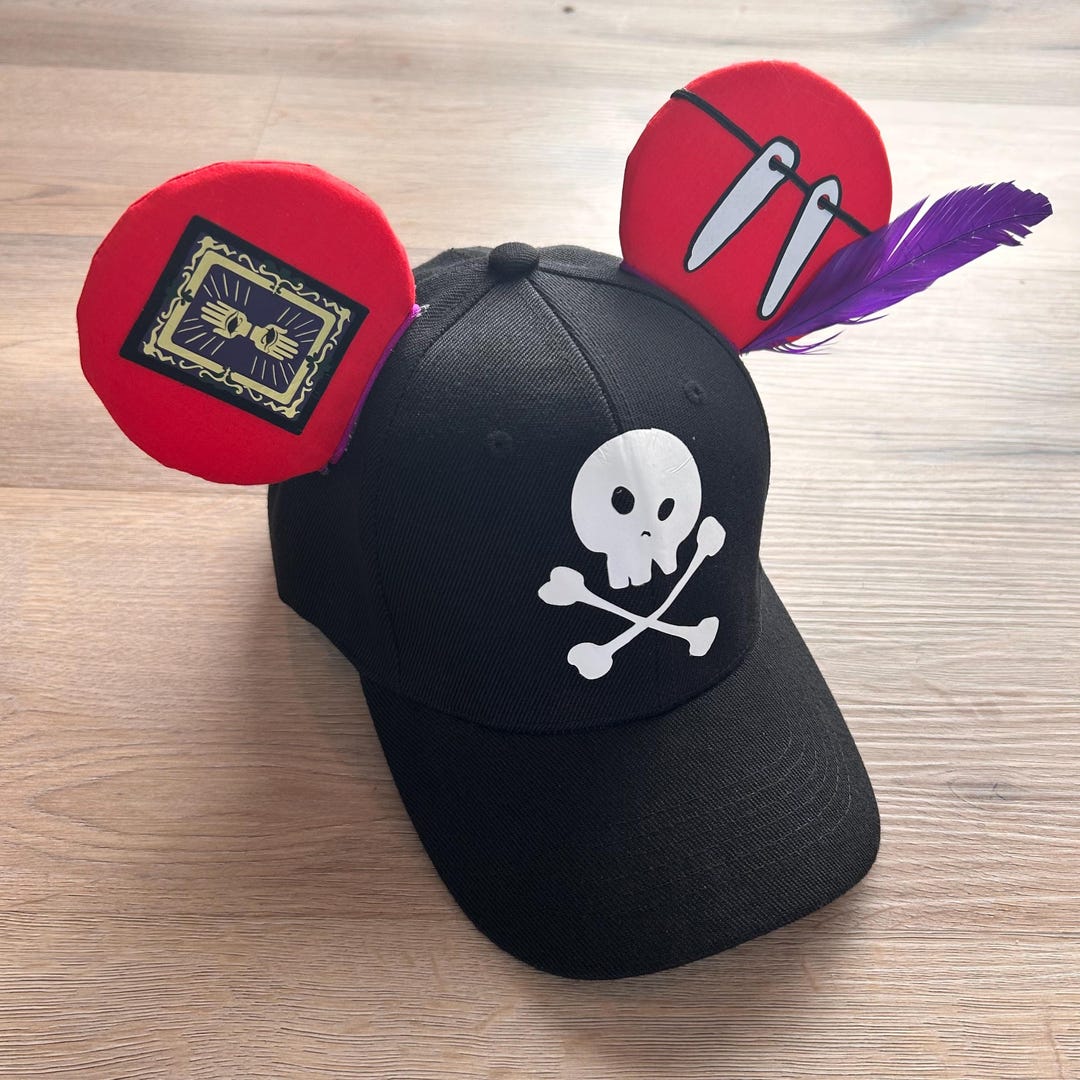 Witch Doctor Frog Villain Mouse Ear Running Costume Hat, Voodoo Villain ...