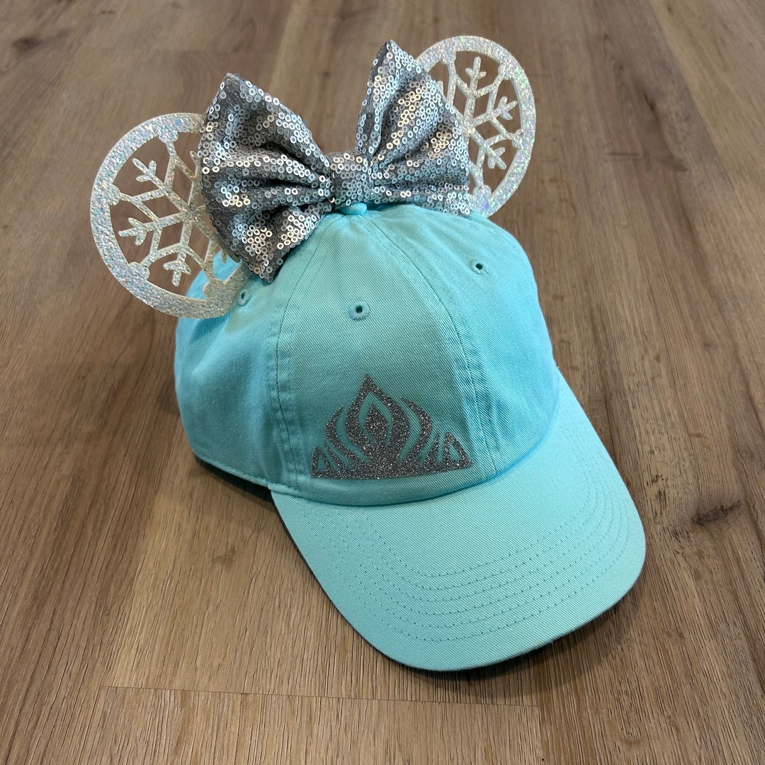 Queen Elsa Themed Mouse Ear Hat, Mouse Ears Perfect for Running ...