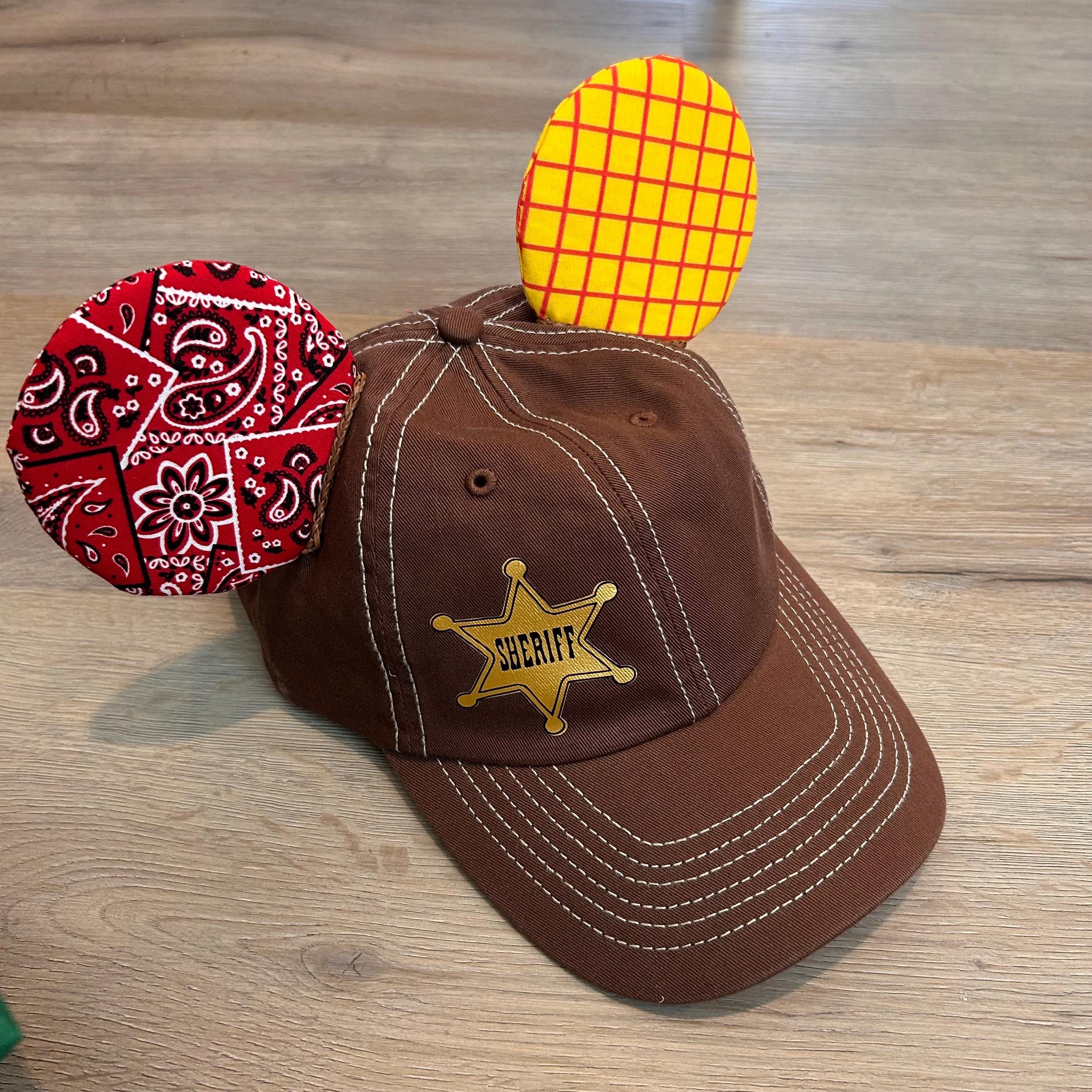 Woody Inspired Mouse Ear Hat, Woody Mouse Ears for Men, Customizable ...