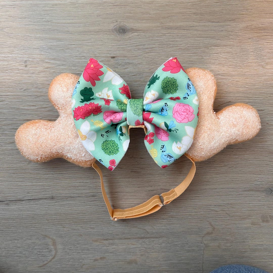 Beignet Mouse Ears, Tiana Inspired Beignet Ears on Visor, Customizable ...