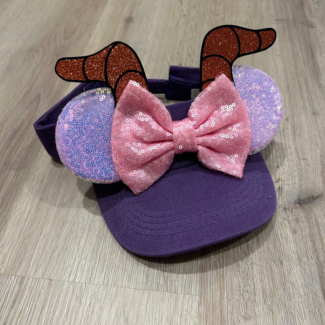 Figment Inspired Mouse Ears, Figment Costume Mouse Ear Visor ...