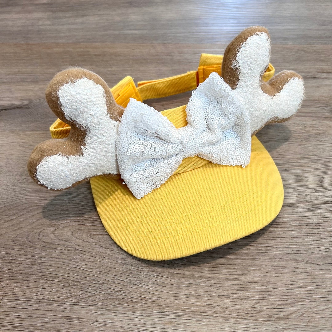 Beignet Mouse Ears, Tiana Inspired Beignet Ears on Visor, Customizable ...