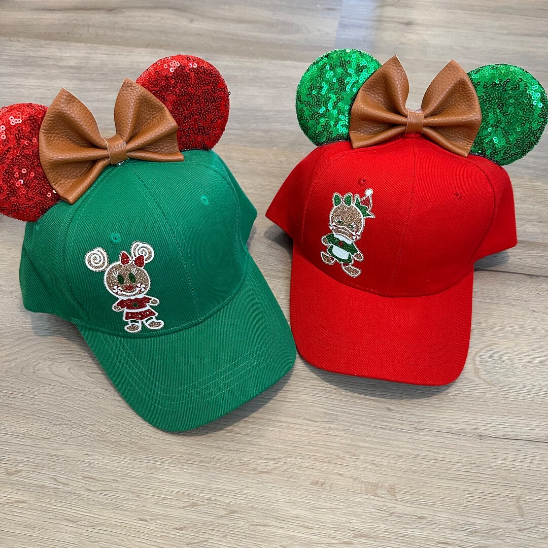 Customizable Bestie Mouse Ear Hats, Bestie Mouse Ears, Gingerbread ...