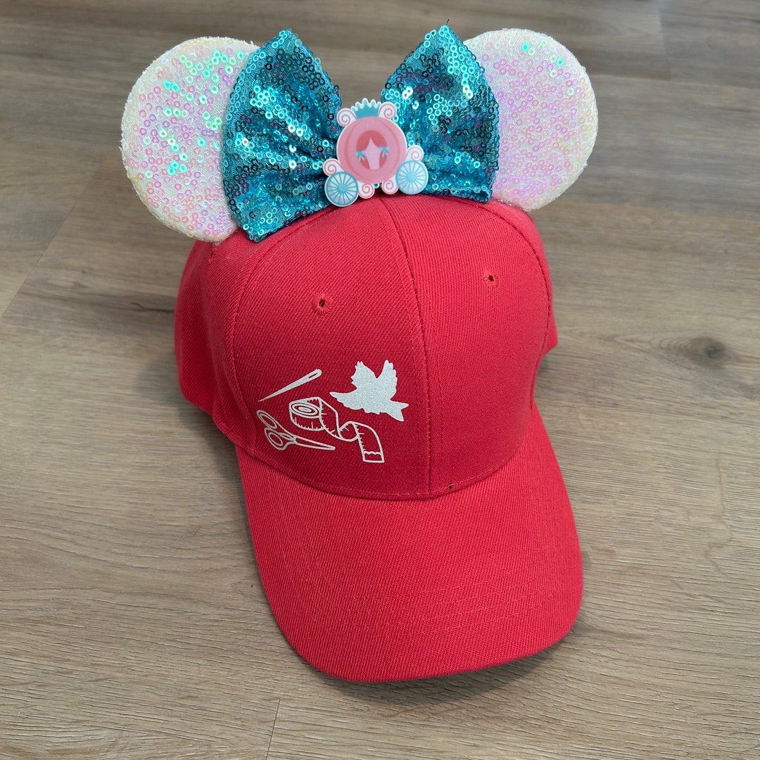 Pink Cinderella Mouse Ears, Pink Cinderella Mouse Ear Hat, Princess ...