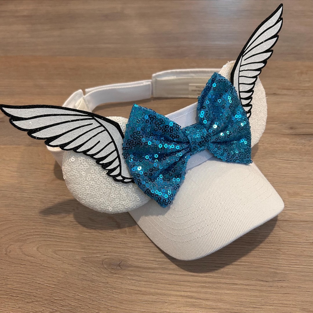 Pegasus Mouse Ears, Pegasus Mouse Ear Visor, Pegasus Costume Accessory ...