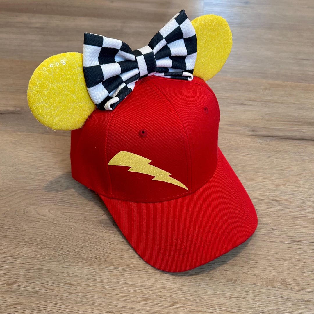 Cars Inspired Mouse Ear Hat, Running Costume, Race Car Ears - Etsy