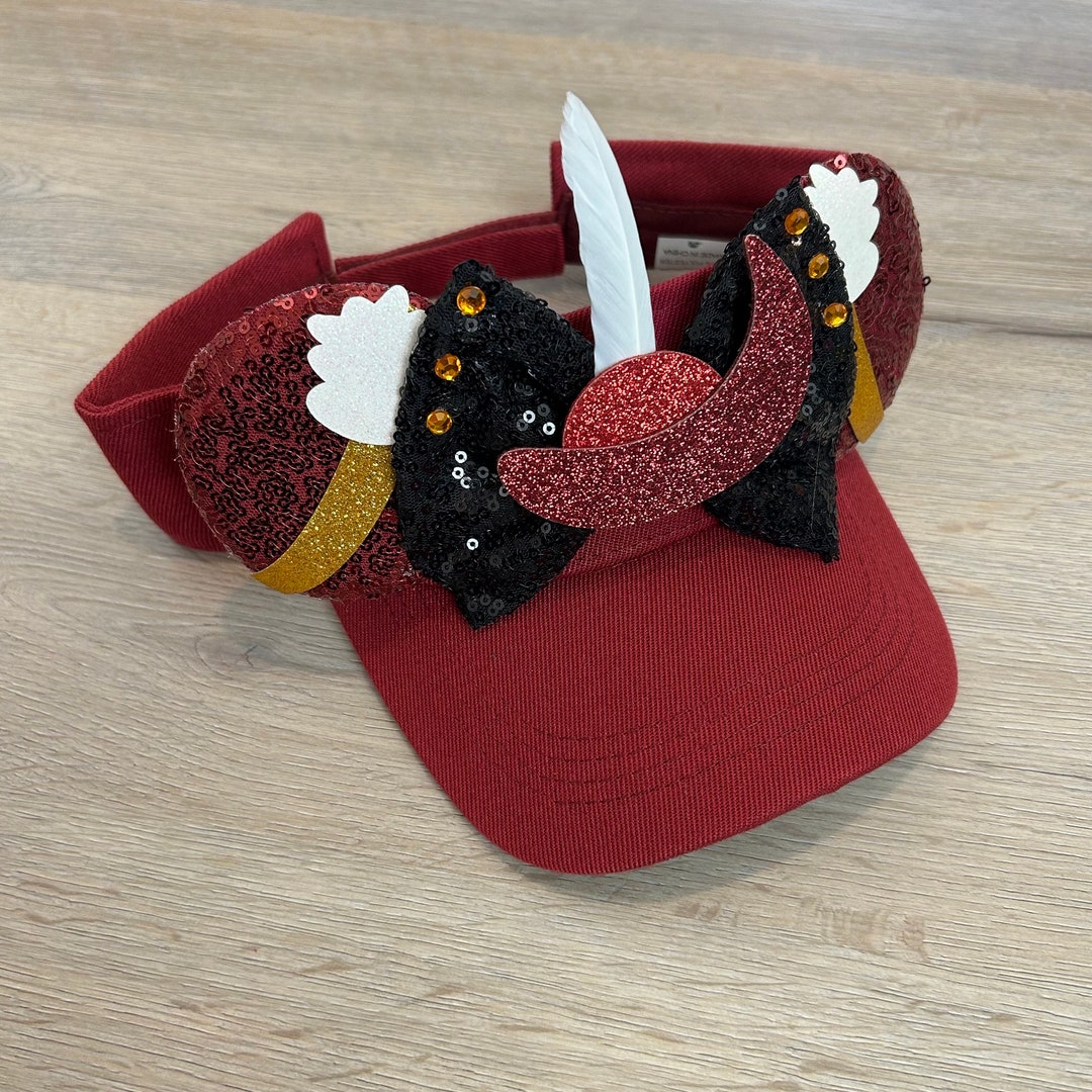 Captain Hook Inspired Mouse Ear Visor, Costume Visor - Etsy