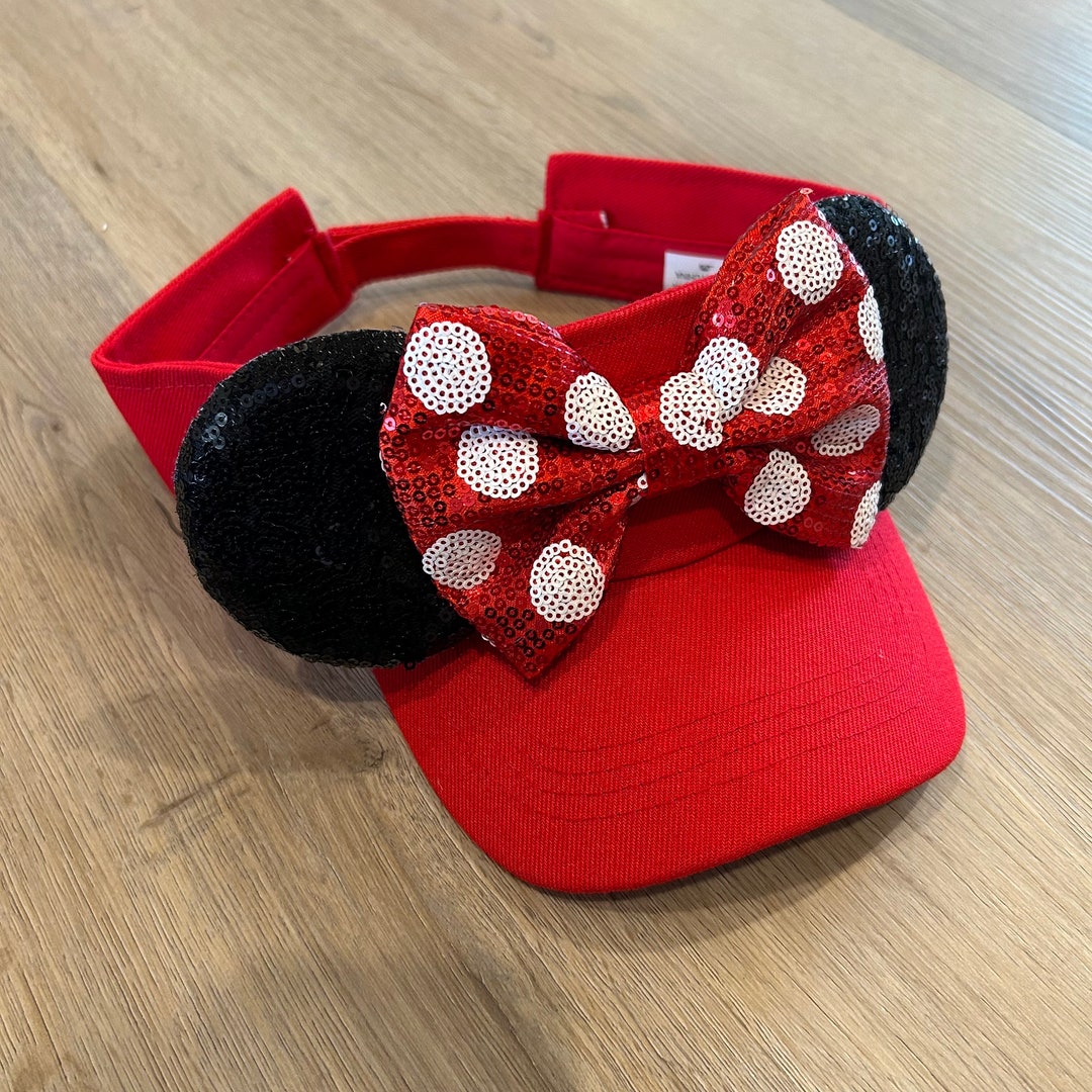 Classic Mouse Ear Visor, Customizable Mouse Ears, Running Costume Mouse ...