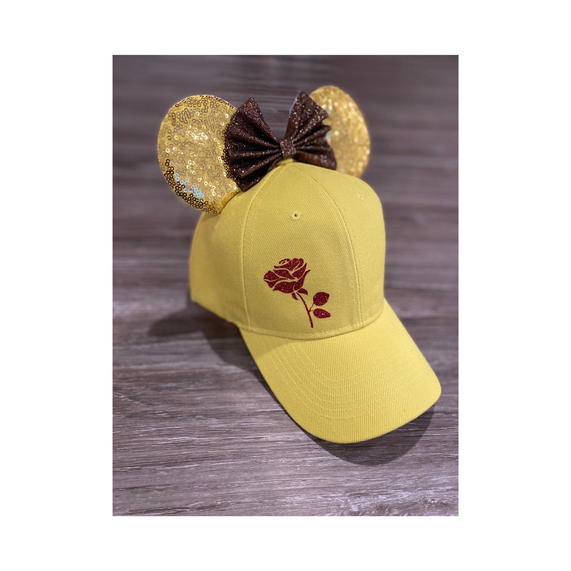 Belle the Beautiful Princess Inspired Mouse Ear Hat Magic | Etsy
