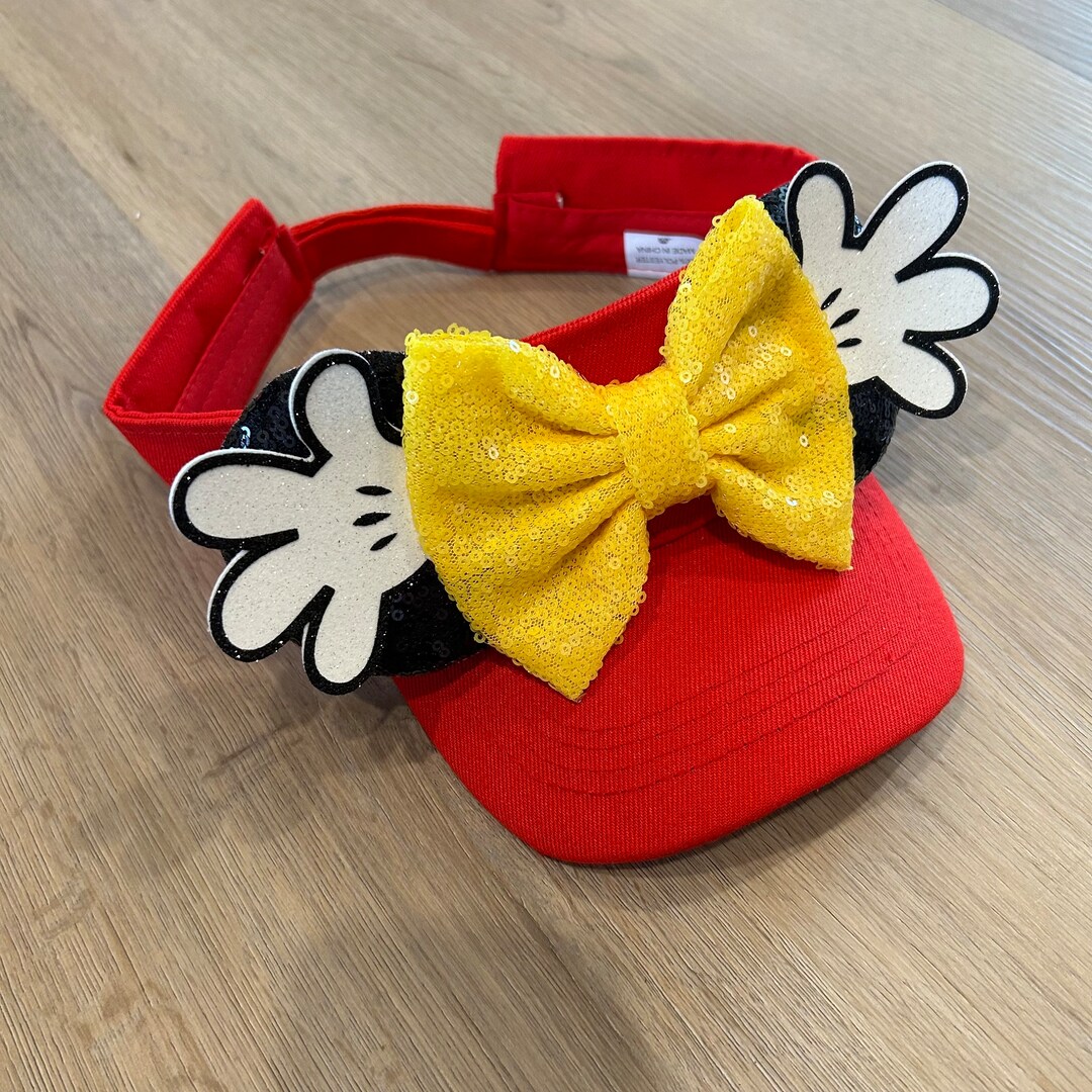 Classic M Mouse Visor, Customizable Mouse Ears, Comfortable Mouse Ears ...