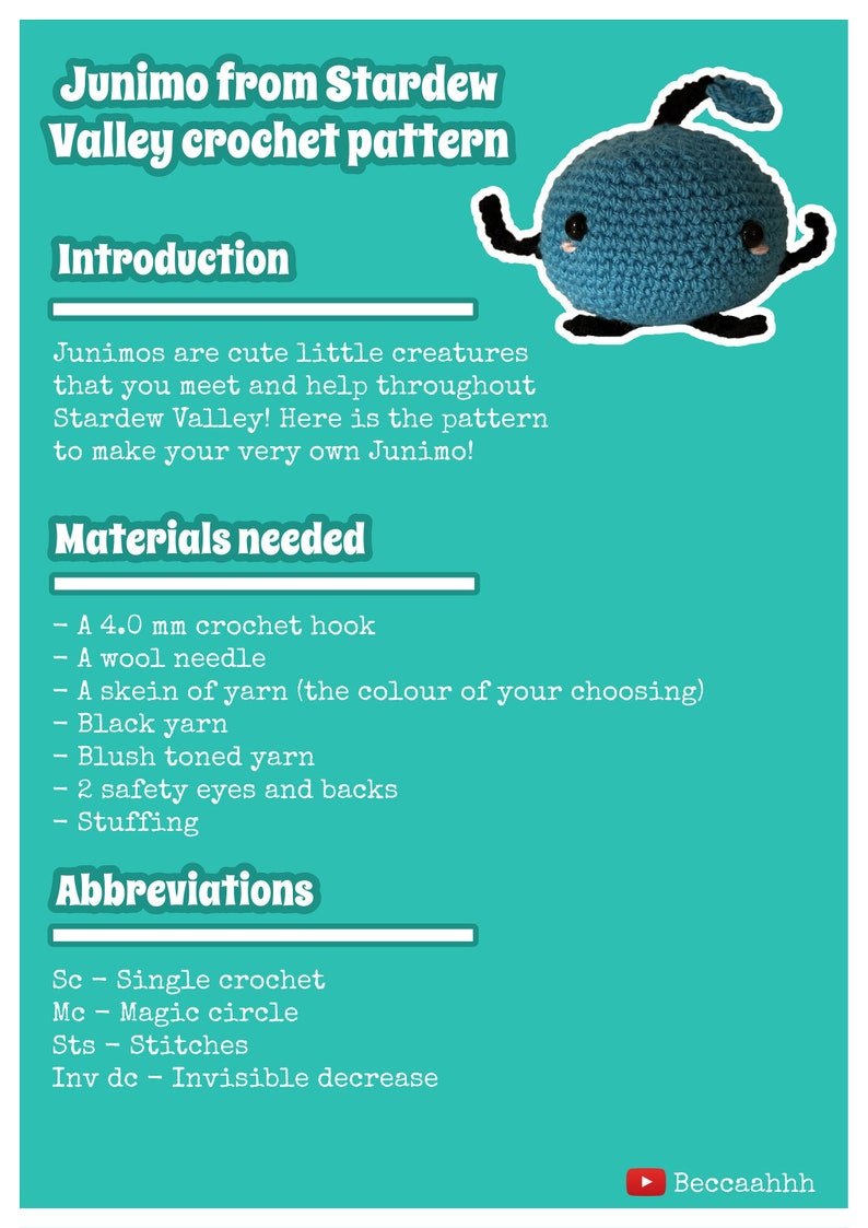 Stardew Valley Junimo Crochet Pattern - Etsy