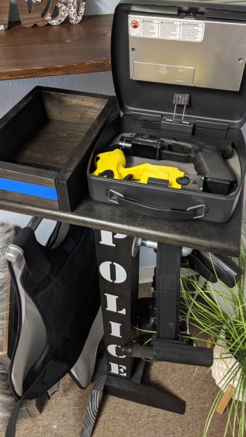 Cop caddy duty gear stand. Tactical gear stand | Etsy