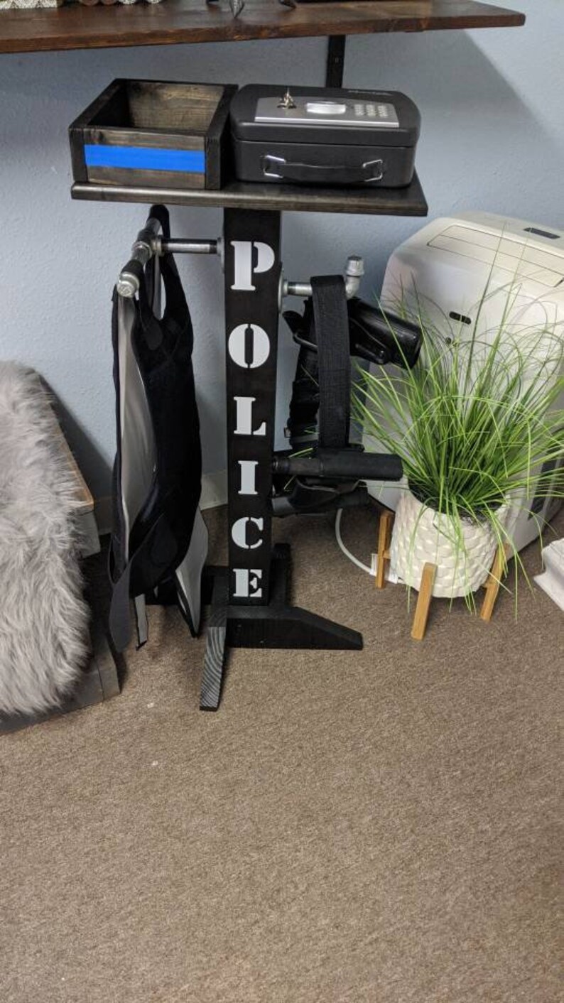 Cop caddy duty gear stand. Tactical gear stand | Etsy