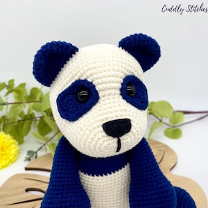 LOW-SEW Crochet Panda Pattern, Amigurumi Panda Bear Pattern, Easy ...
