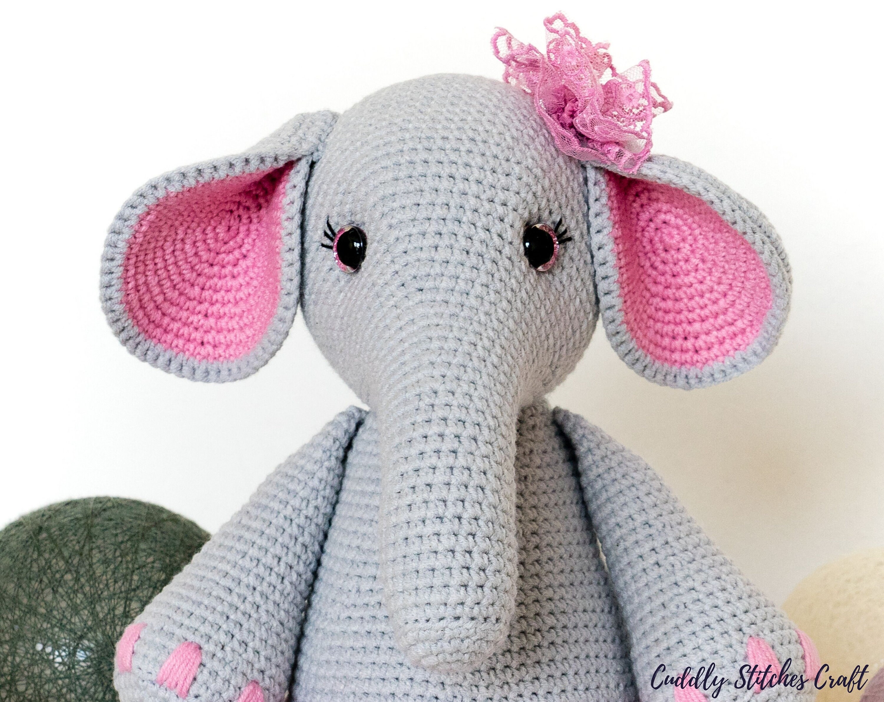 Crochet Elephant Pattern, Elephant Plush Pattern - Etsy UK