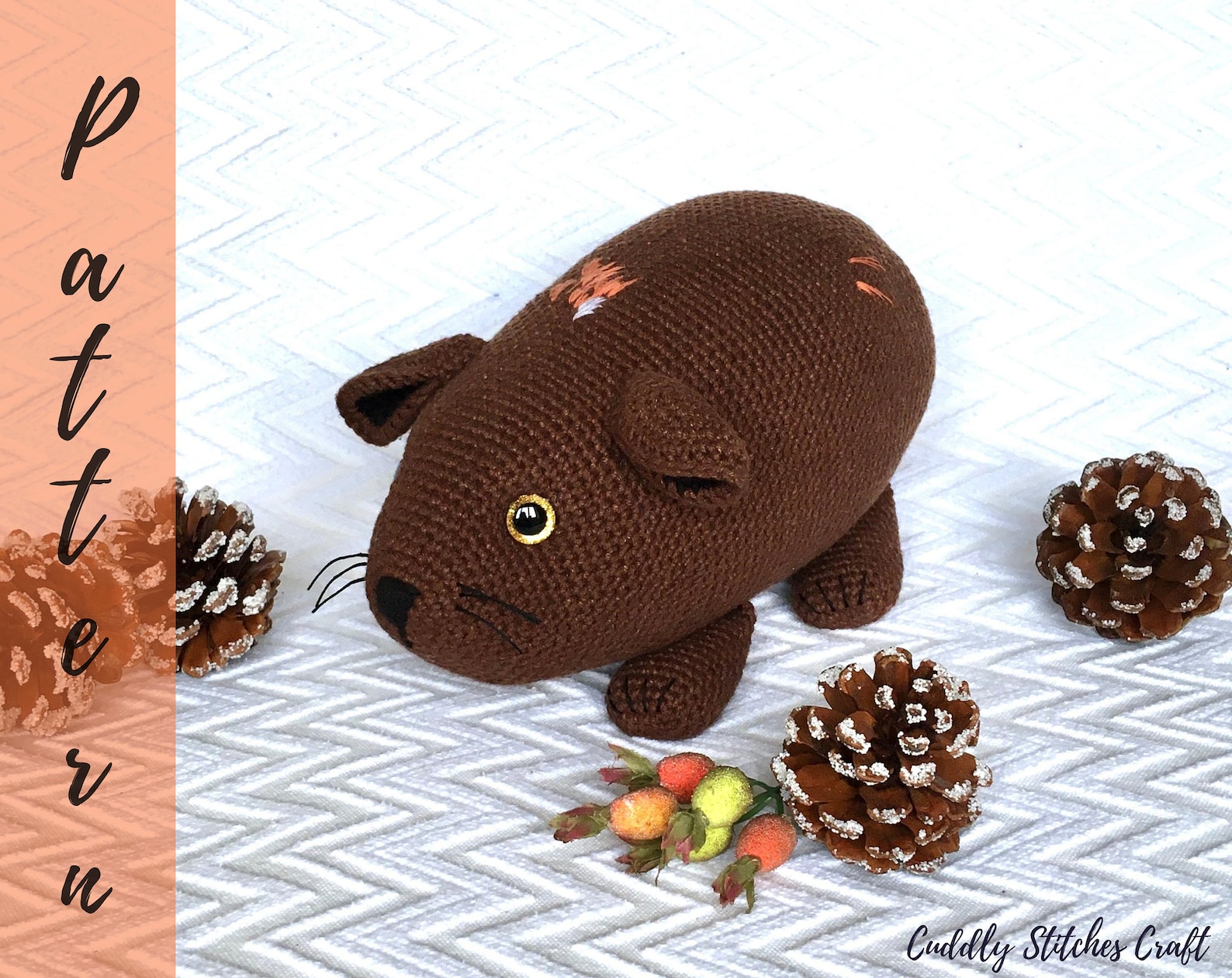 Guinea Pig Crochet Pattern, Guinea Pig Amigurumi Pattern - Etsy UK