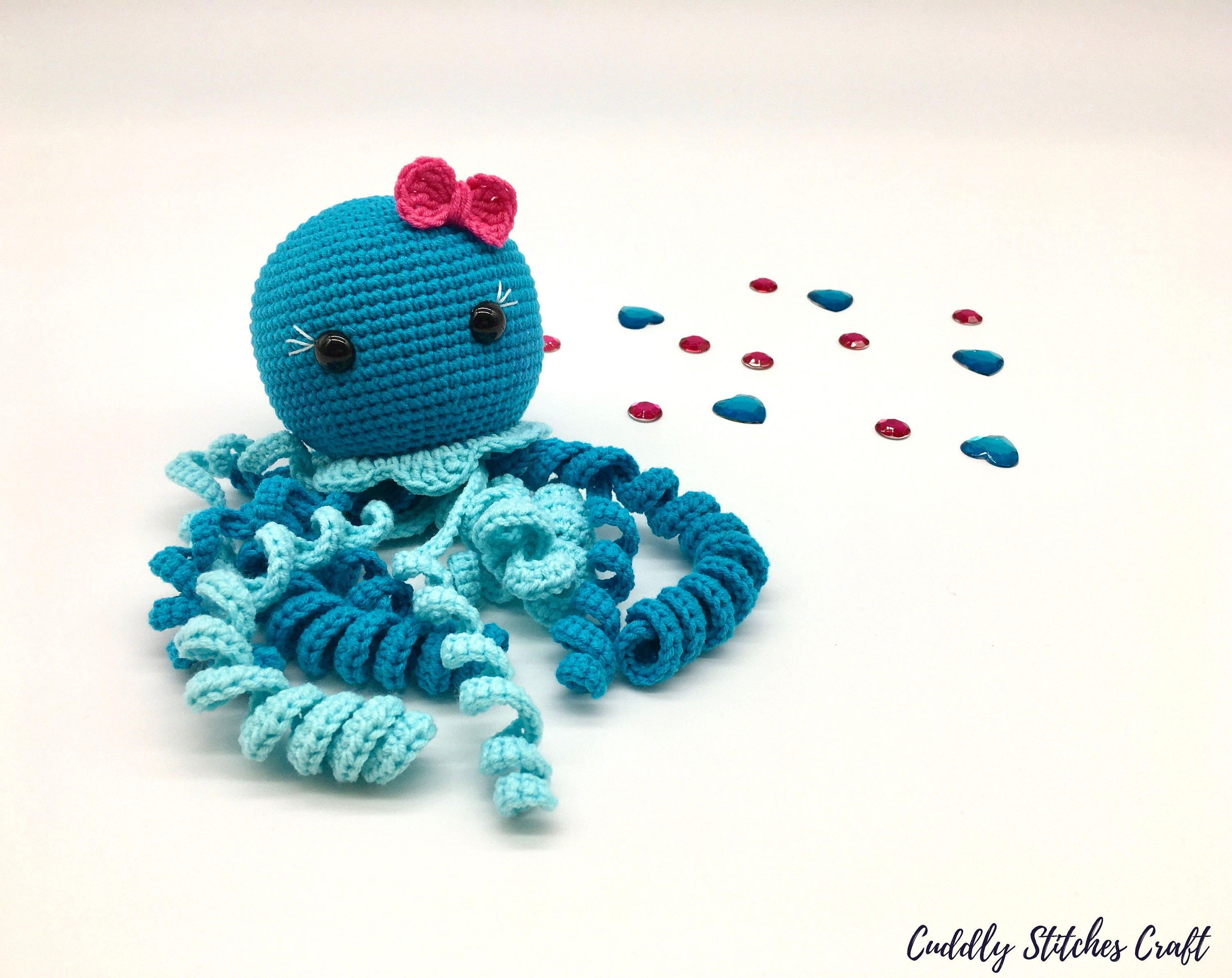 Art & Collectibles Handmade Crochet Jellyfish Plushy Plushie Plush ...