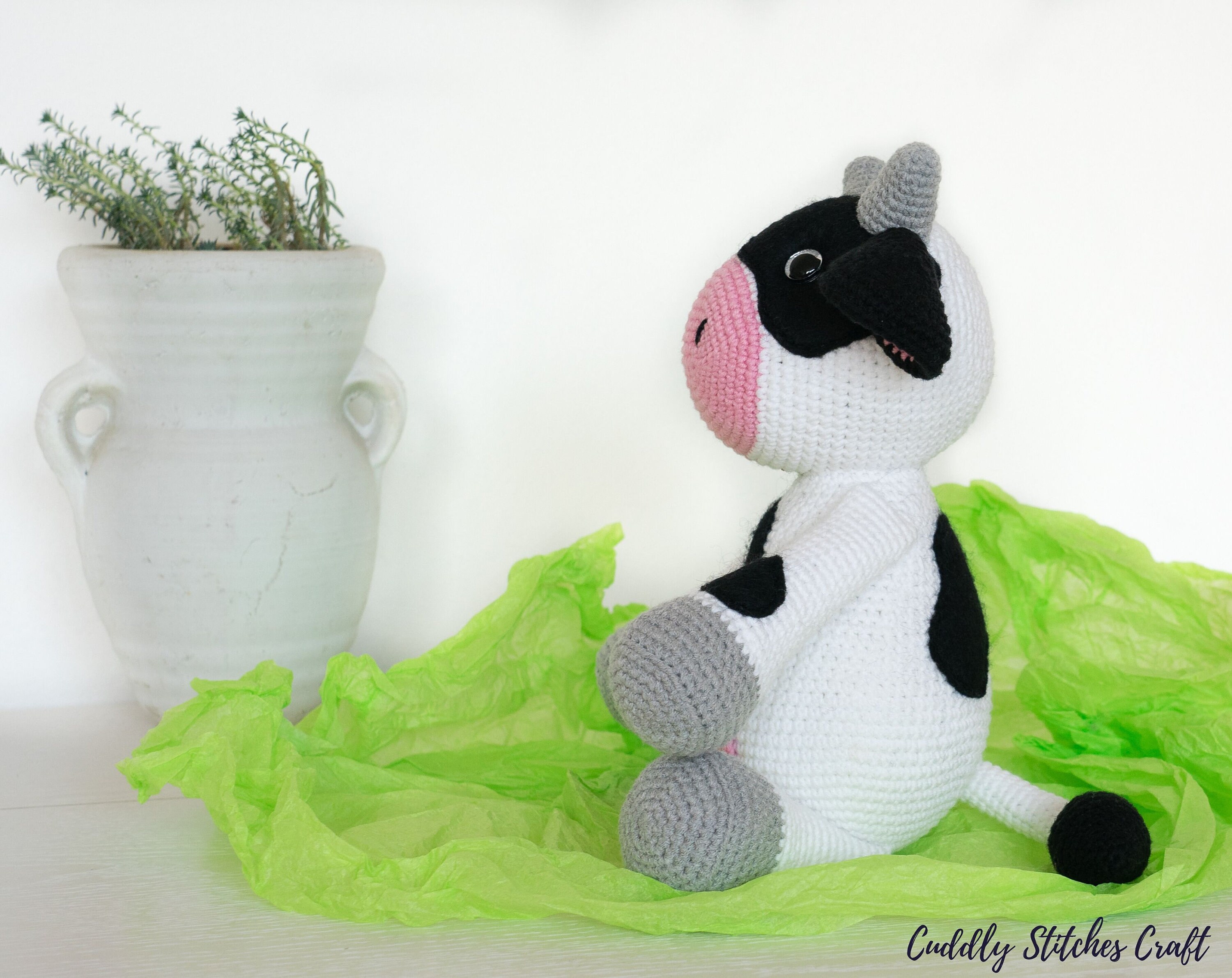 Cow Crochet Pattern Stuffed Cow Pattern | Etsy