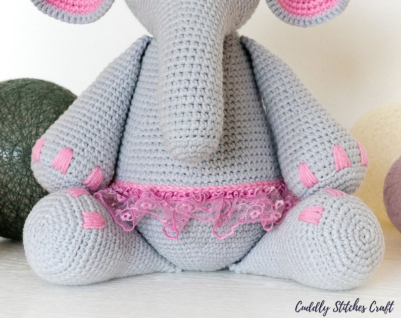 Crochet Elephant Pattern, Elephant Plush Pattern - Etsy UK