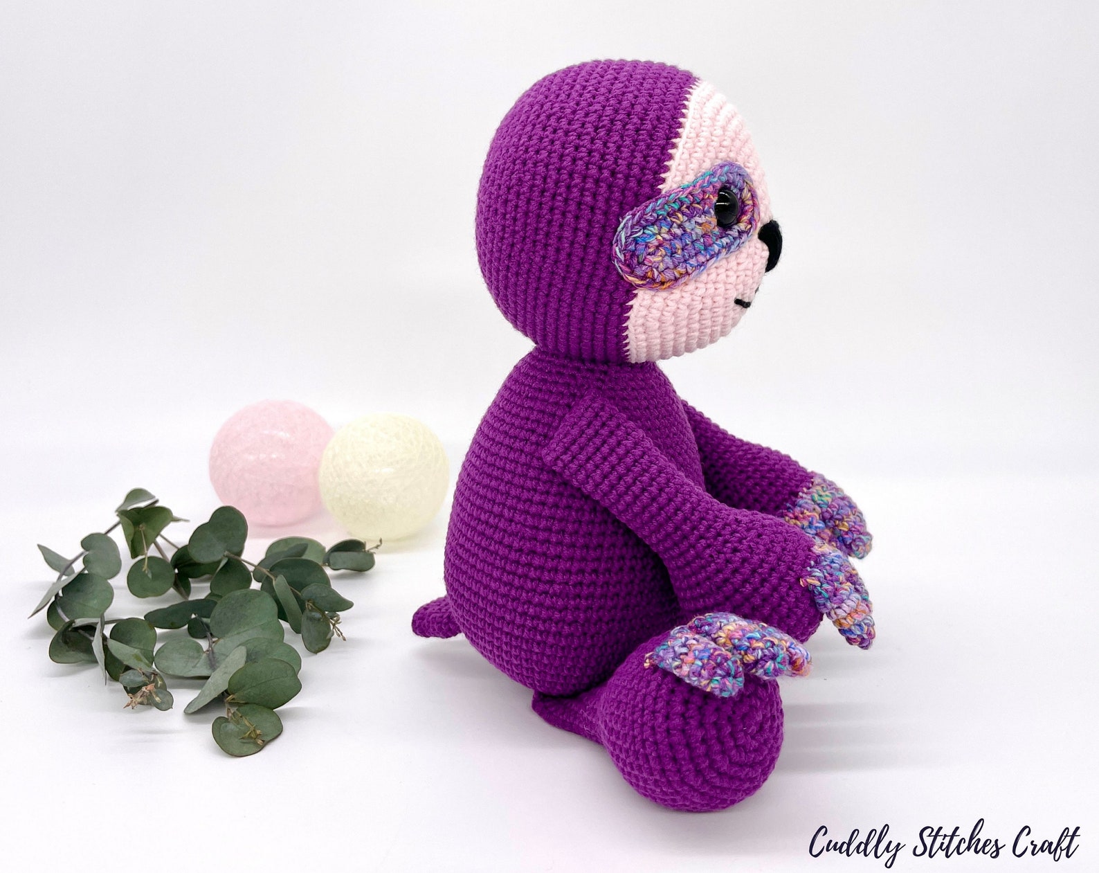 Crochet Sloth Pattern Amigurumi Sloth Pattern Sloth Plushie - Etsy