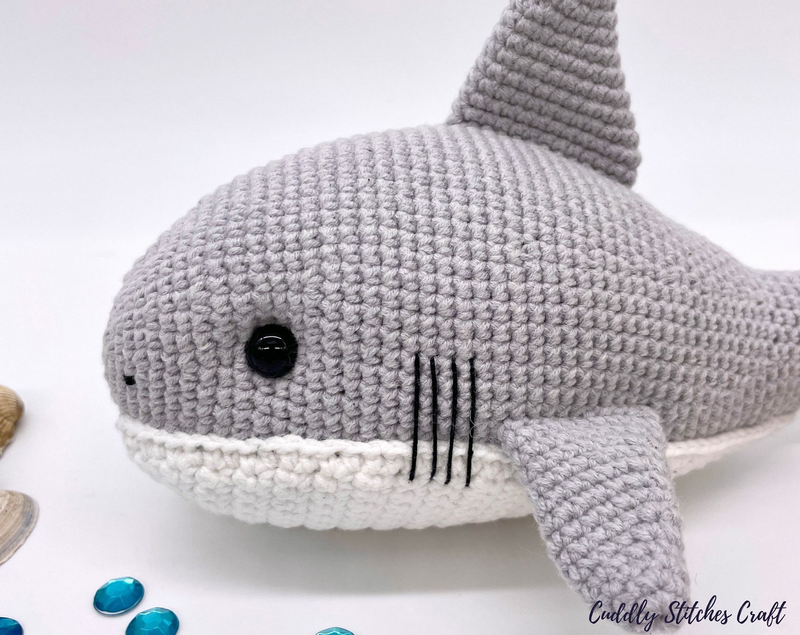 Crochet Shark Pattern Amigurumi Shark Pattern Shark Softie - Etsy