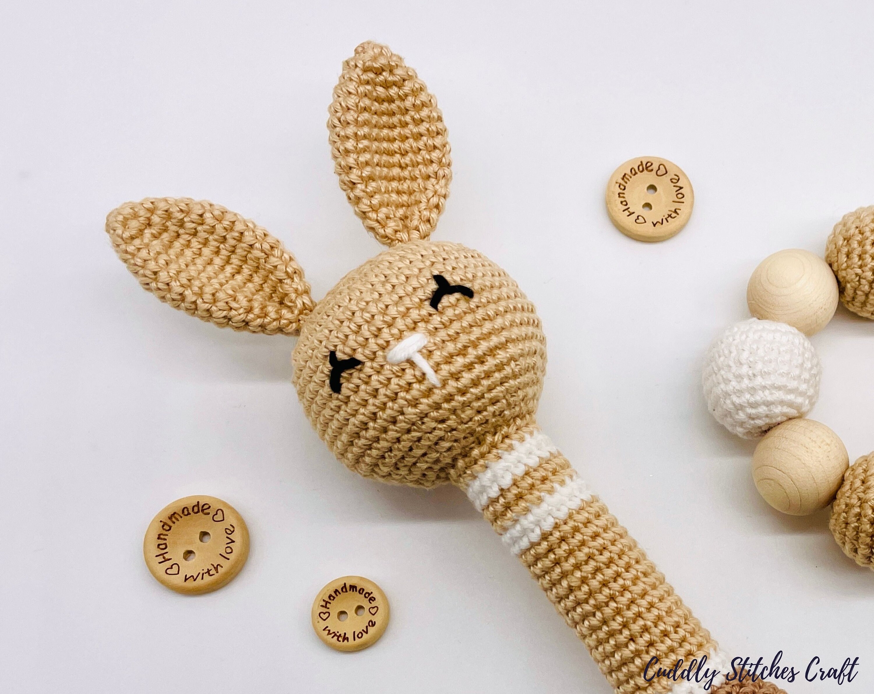 Crochet Bunny Rattle Pattern Crochet Baby Rattle Crochet - Etsy UK