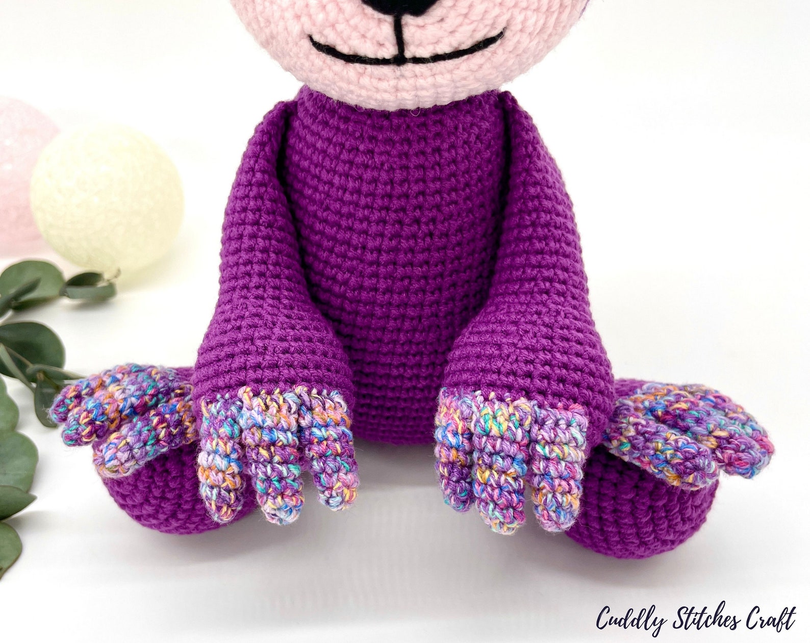 Crochet Sloth Pattern Amigurumi Sloth Pattern Sloth Plushie - Etsy