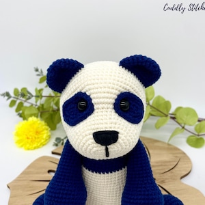 LOW-SEW Crochet Panda Pattern, Amigurumi Panda Bear Pattern, Easy ...
