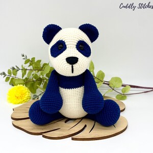 LOW-SEW Crochet Panda Pattern, Amigurumi Panda Bear Pattern, Easy ...