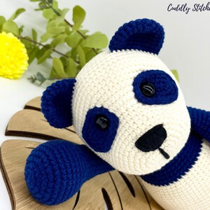 LOW-SEW Crochet Panda Pattern, Amigurumi Panda Bear Pattern, Easy ...