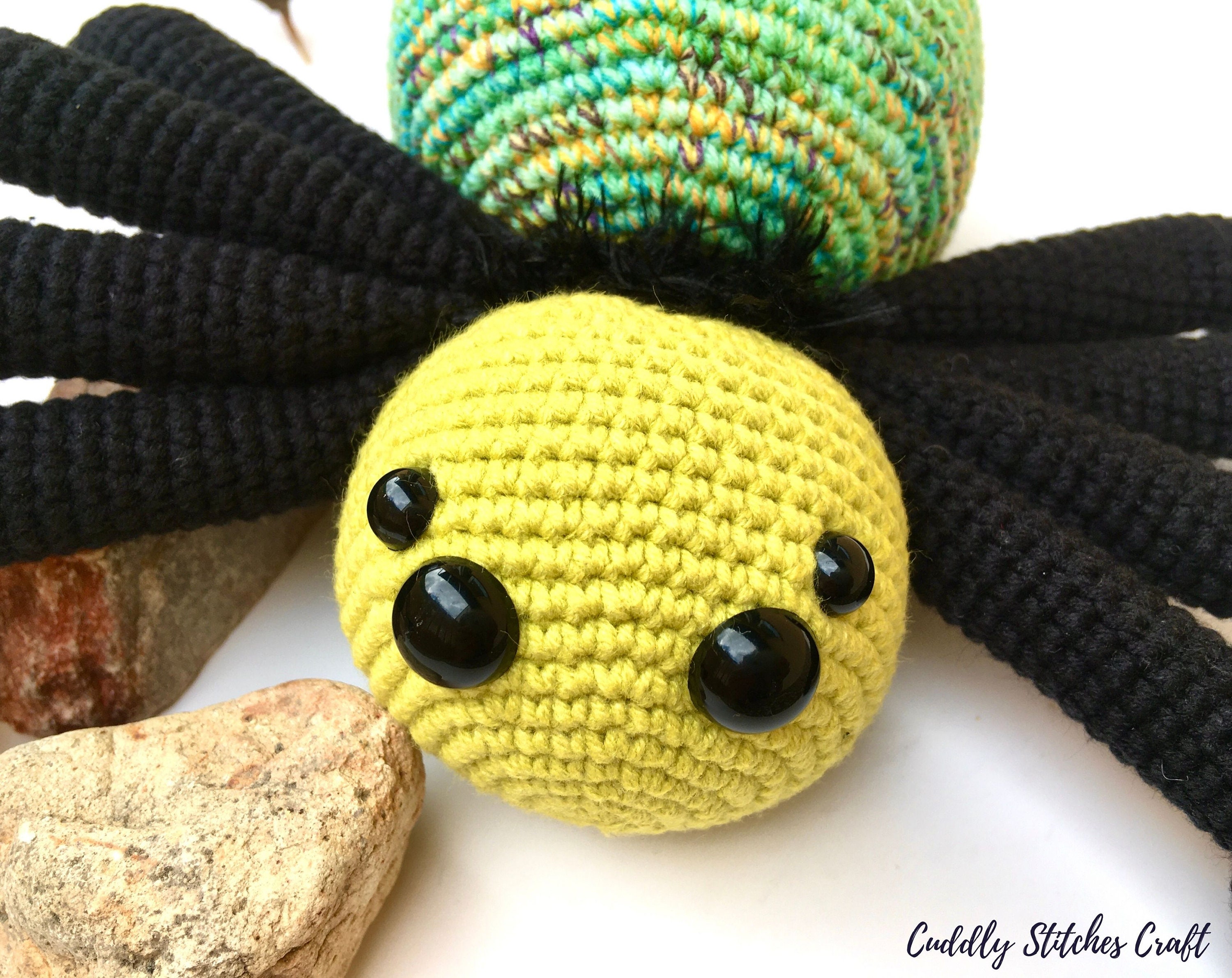Crochet Spider Pattern Amigurumi Spider Pattern Stuffed - Etsy UK