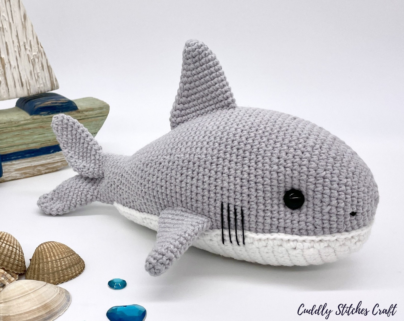 Crochet Shark Pattern Amigurumi Shark Pattern Shark Softie - Etsy