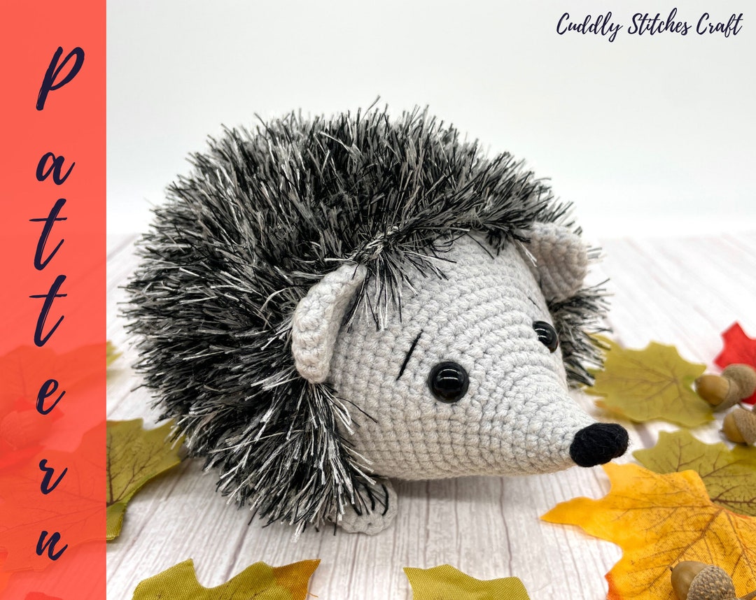 NO-SEW Crochet Hedgehog Pattern, Amigurumi Hedgehog Pattern, Plush ...