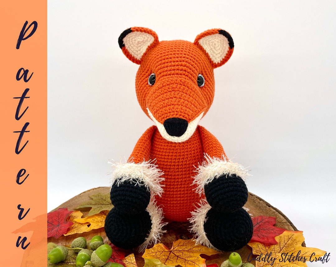 Crochet Fox Pattern, Amigurumi Fox Pattern, Fox Stuffie - Etsy