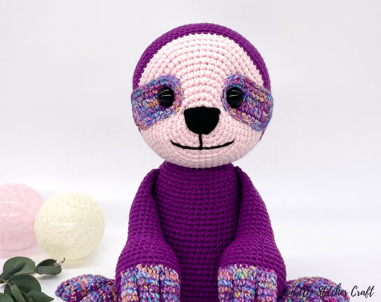 Crochet Sloth Pattern Amigurumi Sloth Pattern Sloth Plushie - Etsy