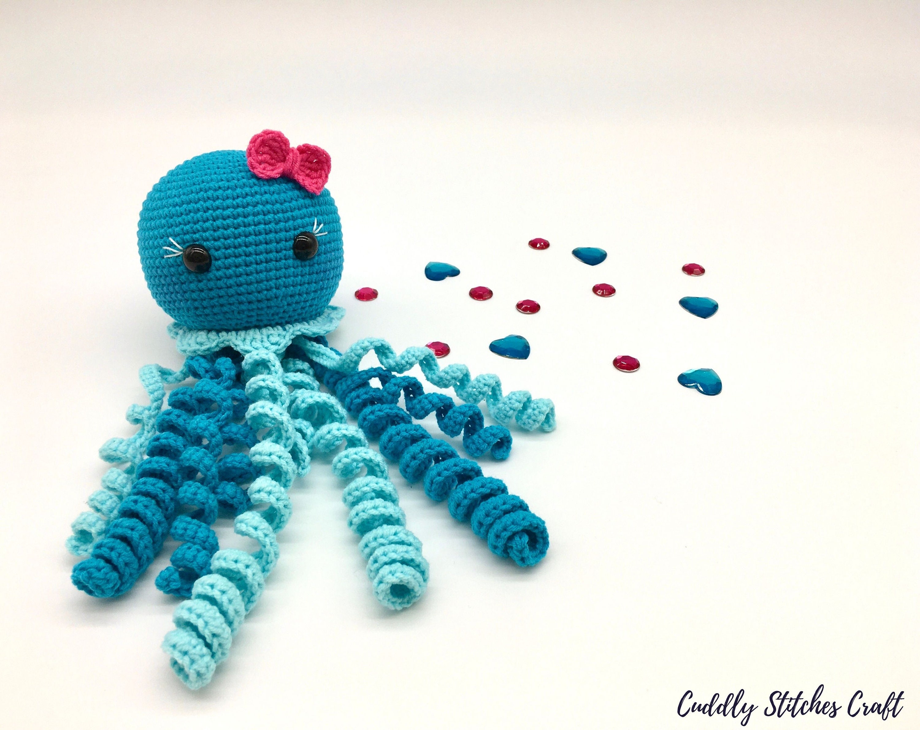Art & Collectibles Handmade Crochet Jellyfish Plushy Plushie Plush ...