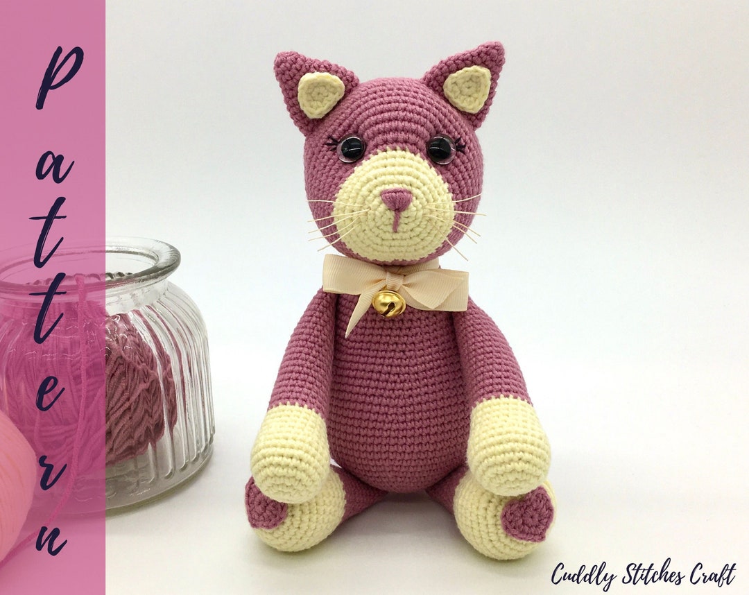 Crochet Cat Pattern, Amigurumi Cat Pattern, Stuffed Cat Pattern - Etsy