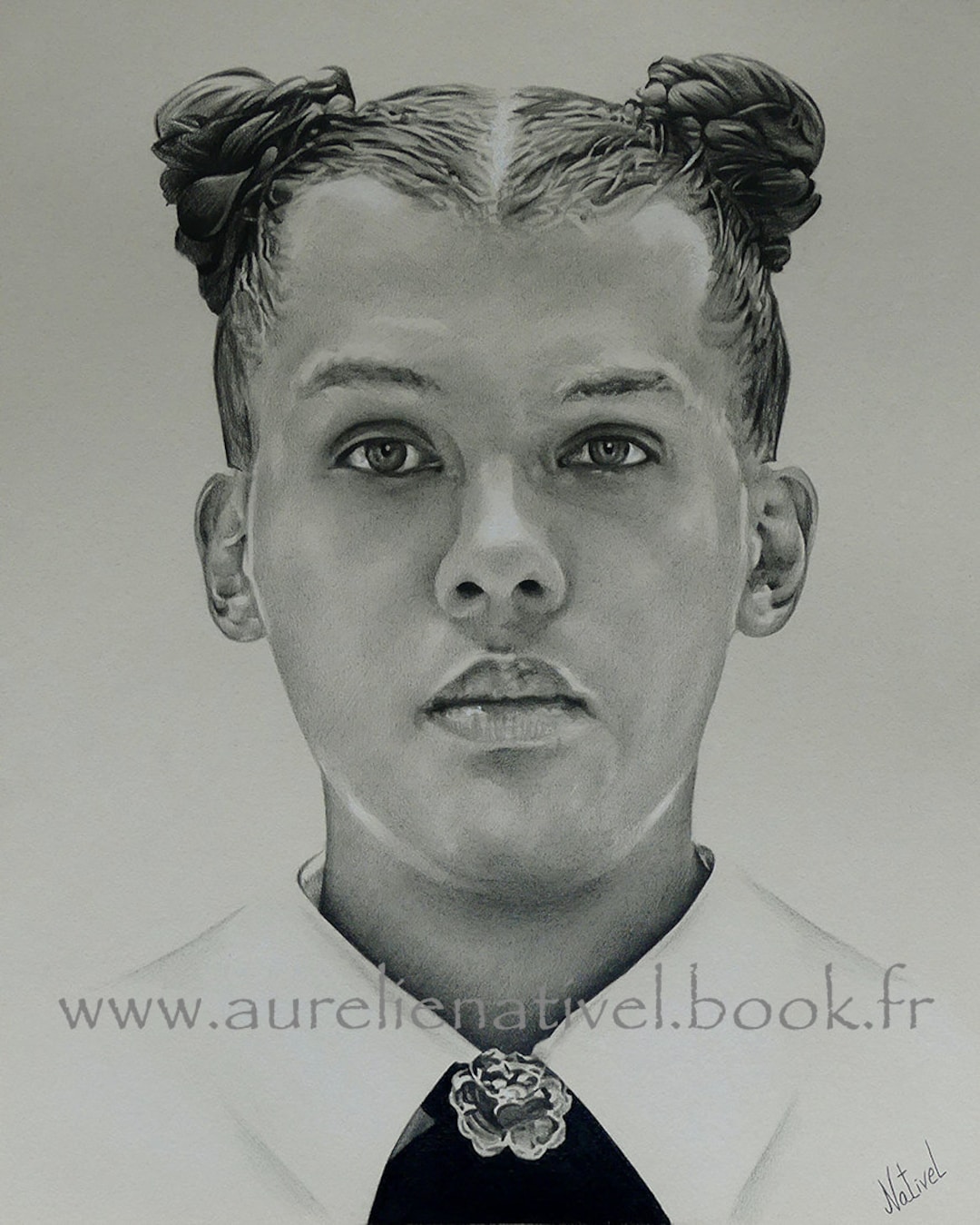 Portrait Drawing of Stromae - Etsy