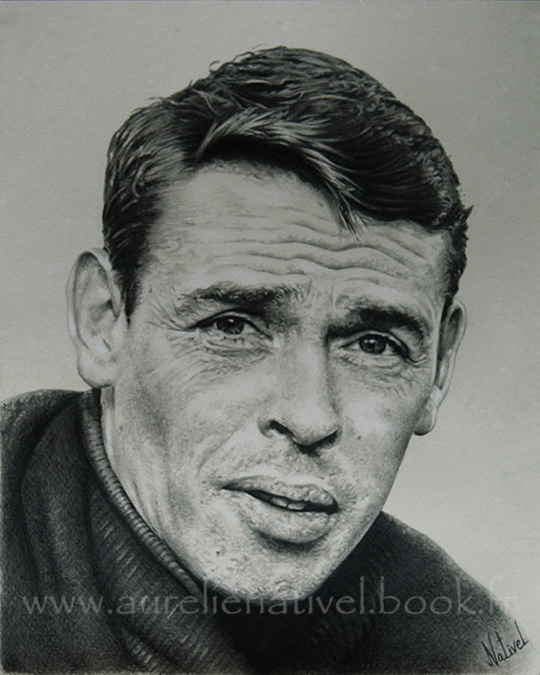 Drawing by Jacques Brel - Etsy
