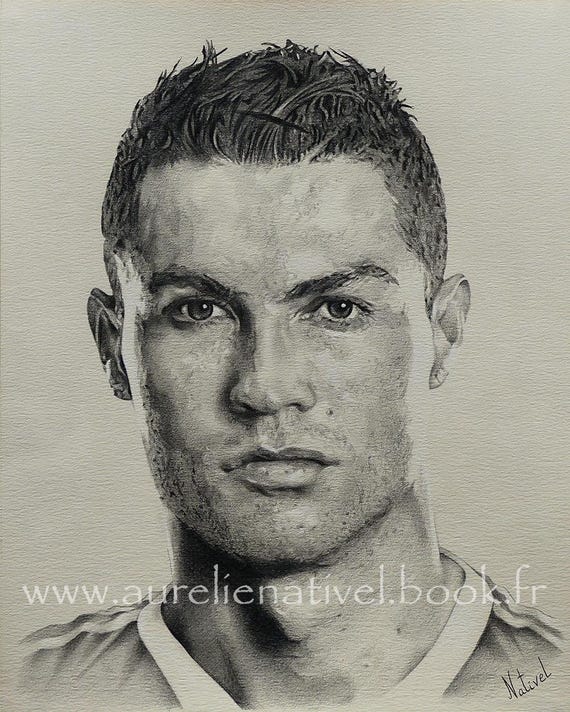 Cristiano Ronaldo Face Portrait