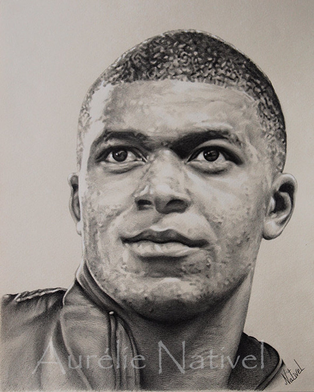 Tekening portret van Kylian Mbappé - Etsy Nederland Tekening portret van Kylian Mbappé - Etsy Nederland