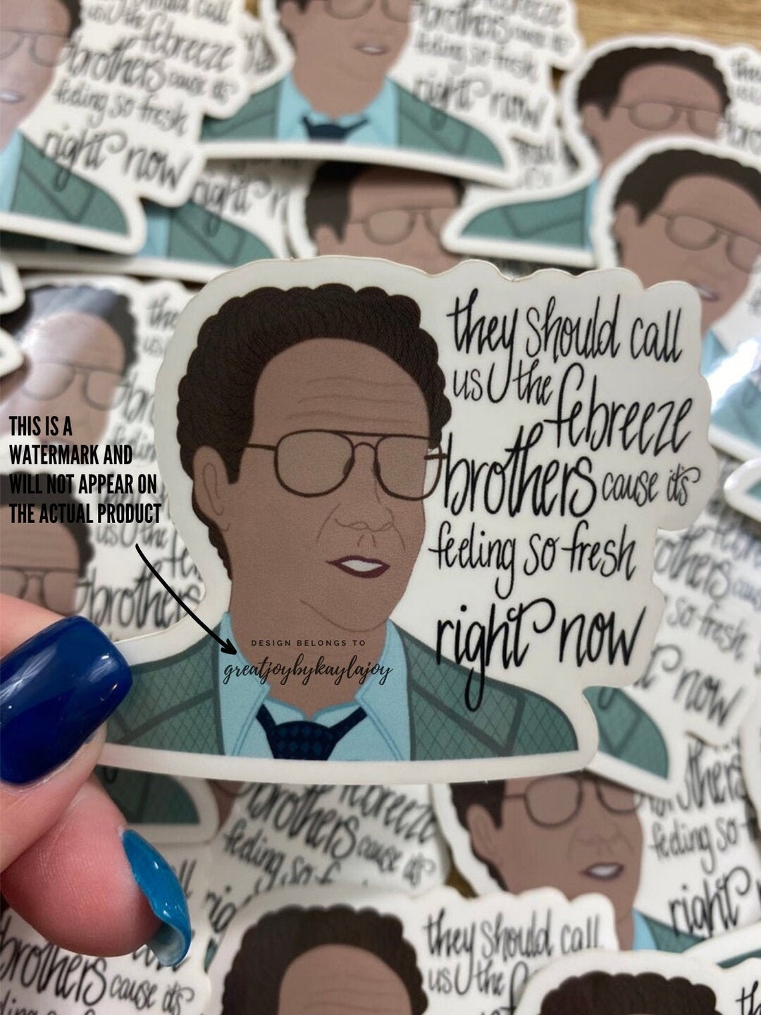 Febreeze Brothers / Waterproof, Vinyl Sticker inspired by the Other ...