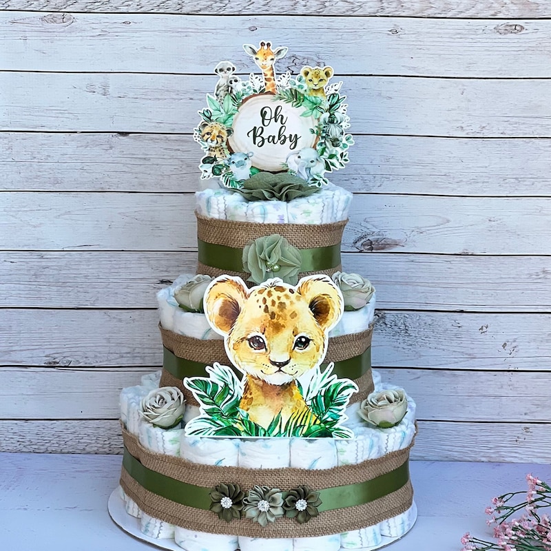Safari Cake 2 Tier - Etsy