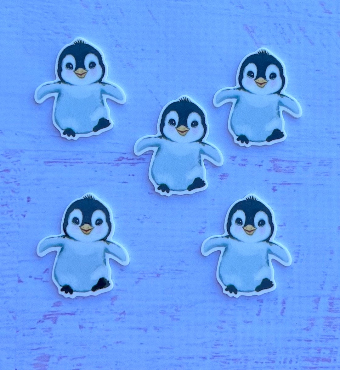 5 Pieces Penguin Planar Resin,penguin Flatback Resin ,penguin Cabochon ...
