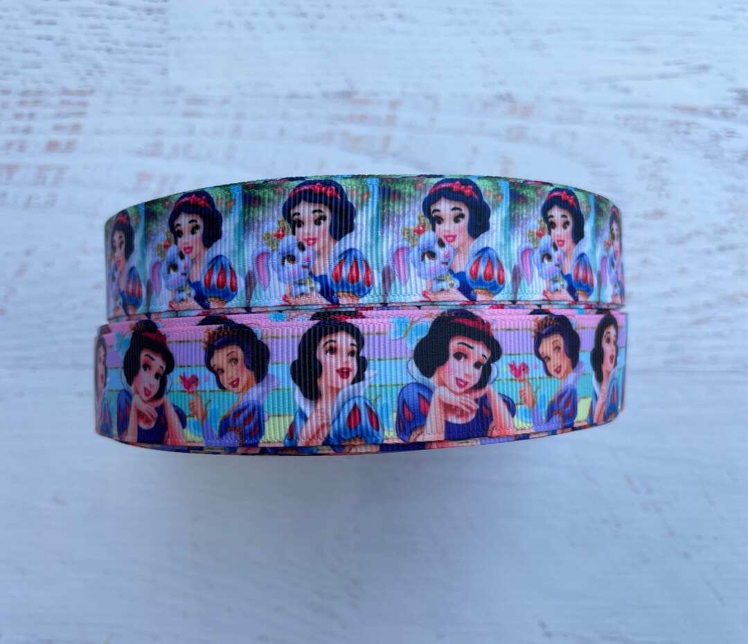 7/8" Snow White Grosgrain Ribbon DIY Hair Bow, 3 Yards Snow White ...