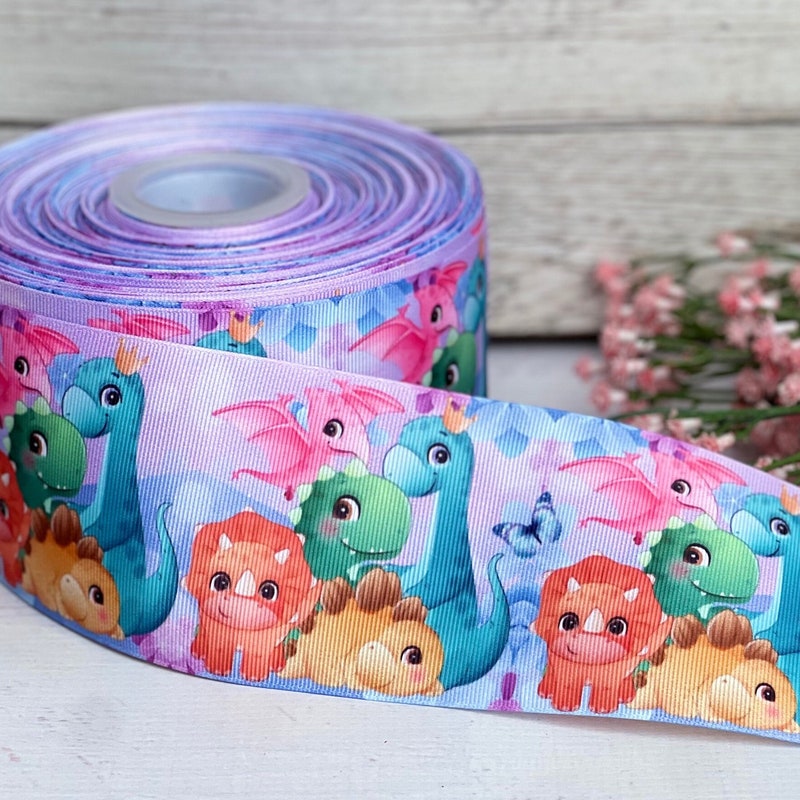 Dinosaur Ribbon - Etsy