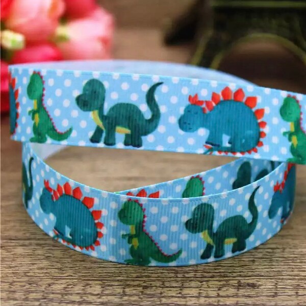 Dinosaur Ribbon - Etsy