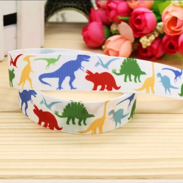 Dinosaur Ribbon - Etsy