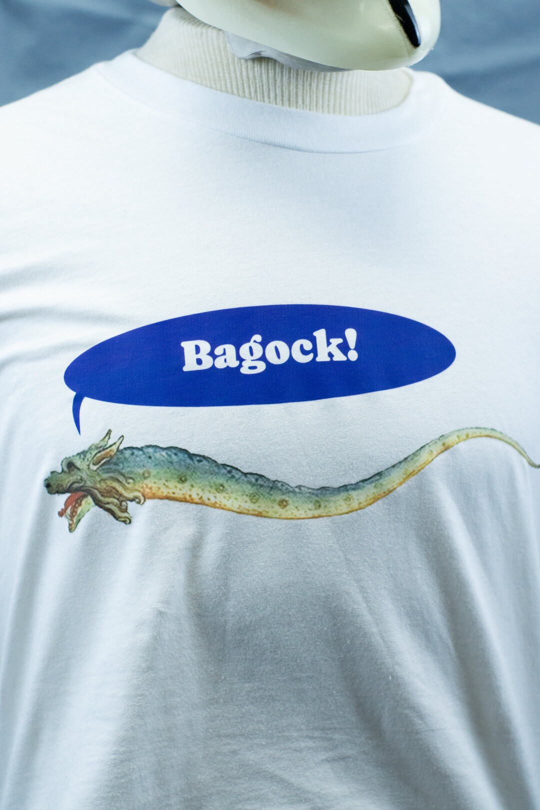 Single Sleek Dragon Fiercely Saying Bagock! - T Shirt - Etsy