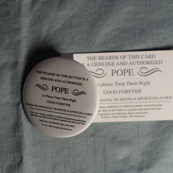 Pope Buttons - Etsy